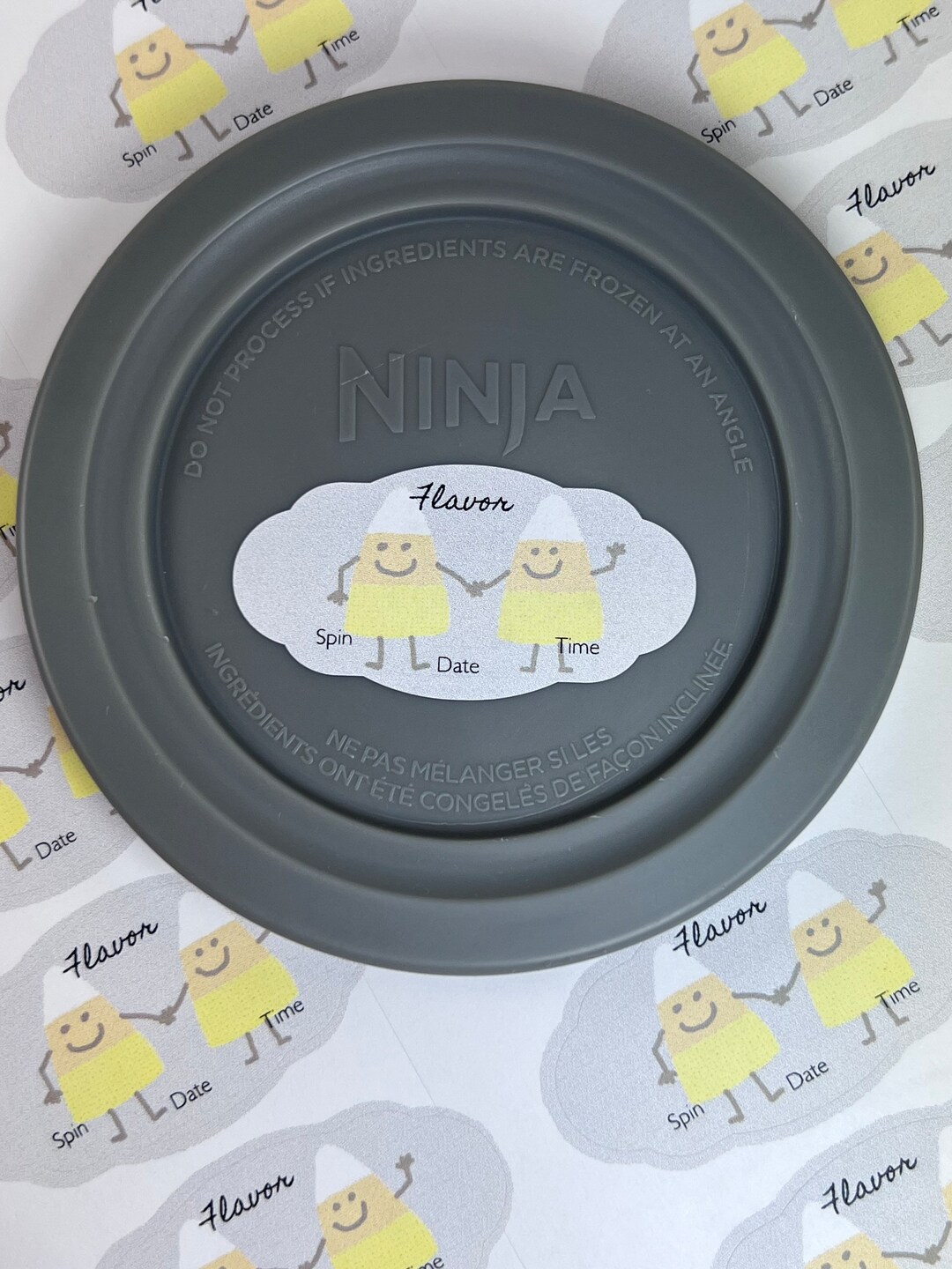 Removable Label Stickers for Ninja Creami Pint, Food Labels, Food ...