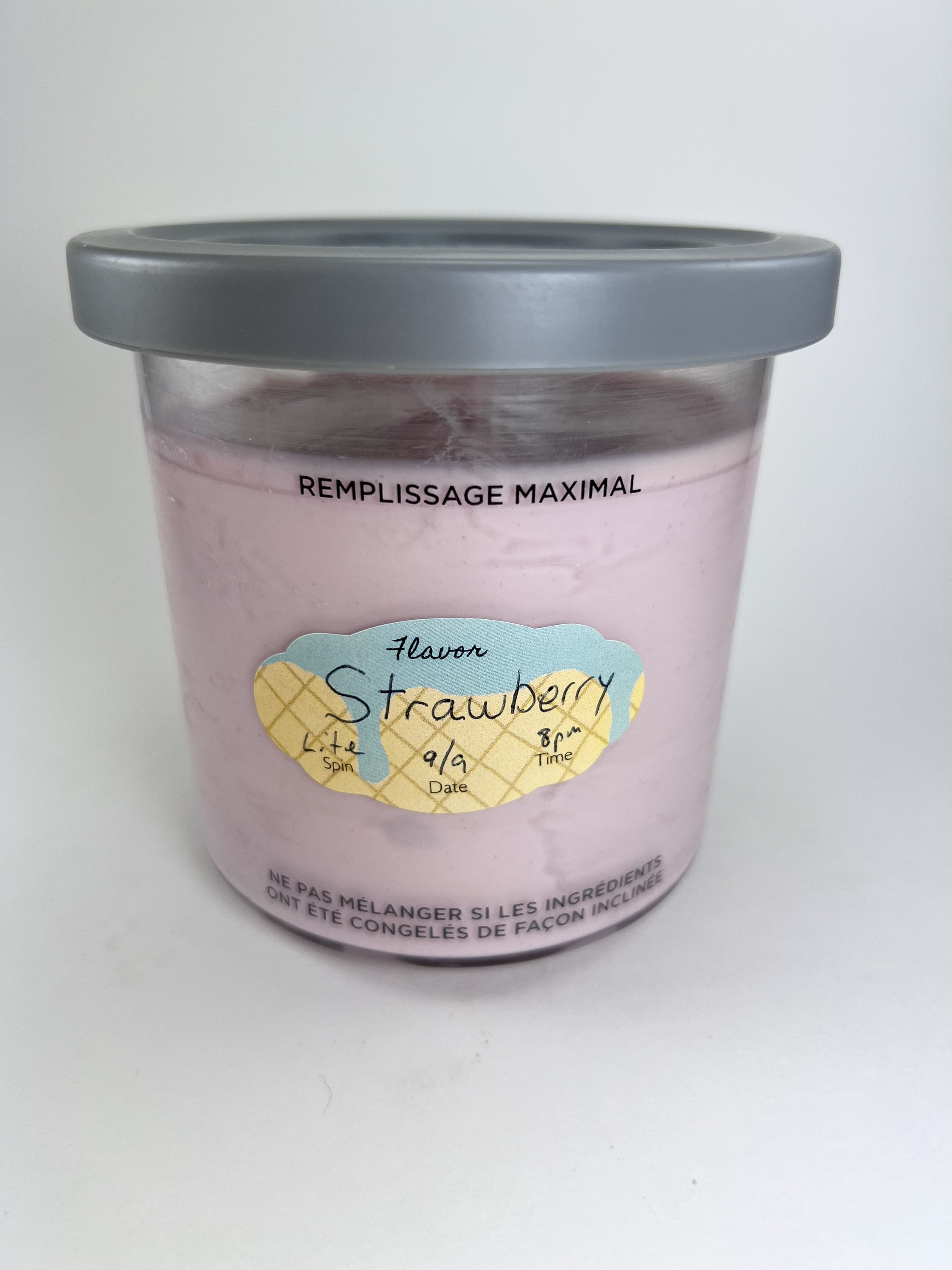 Removable Label Stickers for Ninja Creami Ice Cream Pint, Food Labels ...