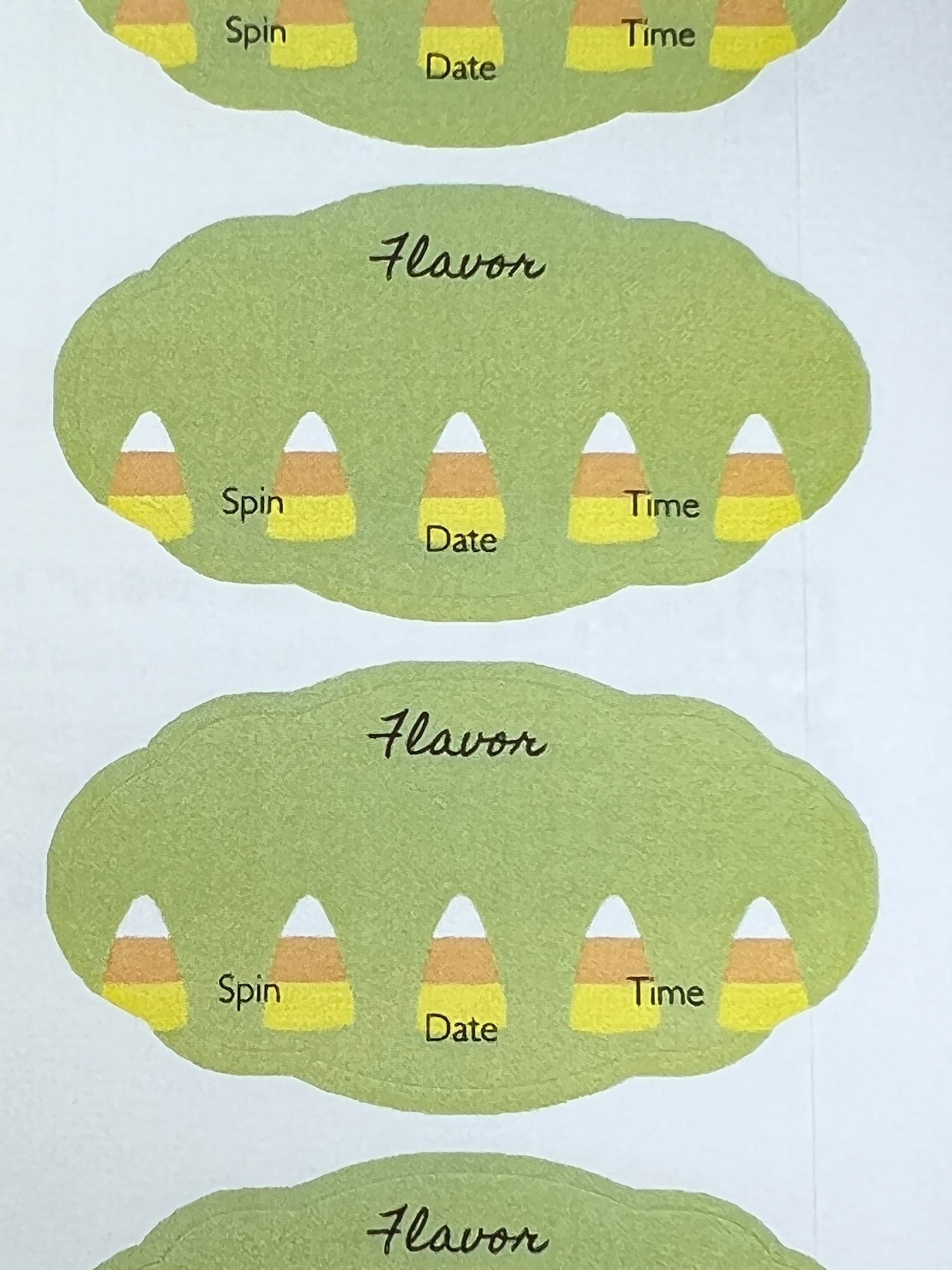 Removable Label Stickers for Ninja Creami Pint, Food Labels, Food ...