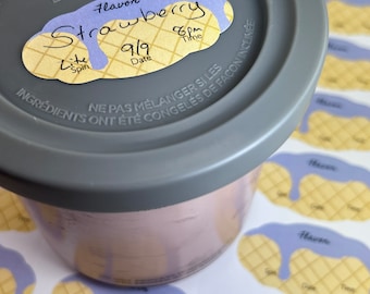 Removable Label Stickers for Ninja Creami Pint Food Labels - Etsy
