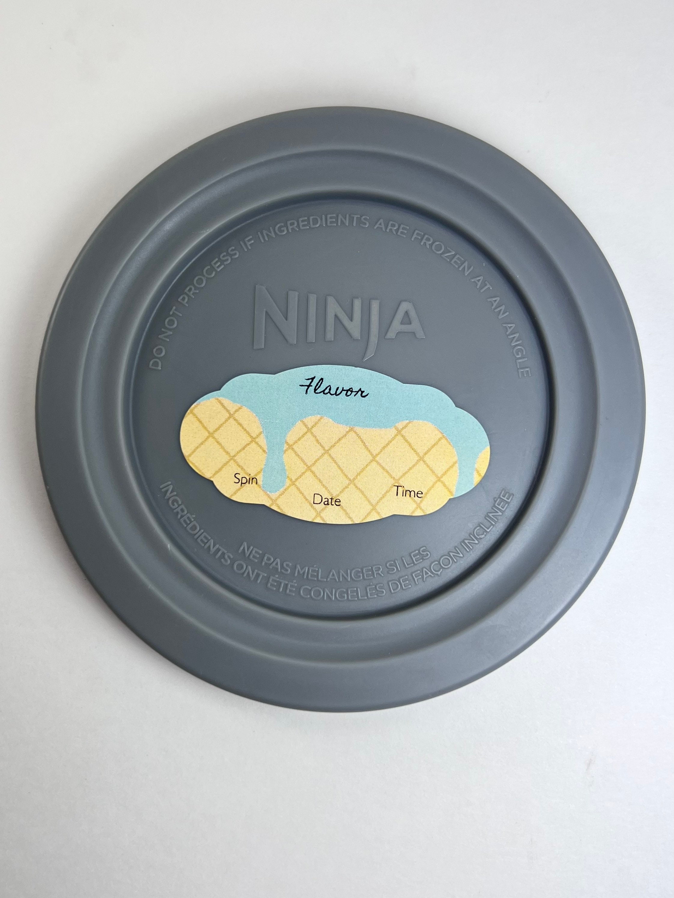 Removable Label Stickers for Ninja Creami Ice Cream Pint, Food Labels ...