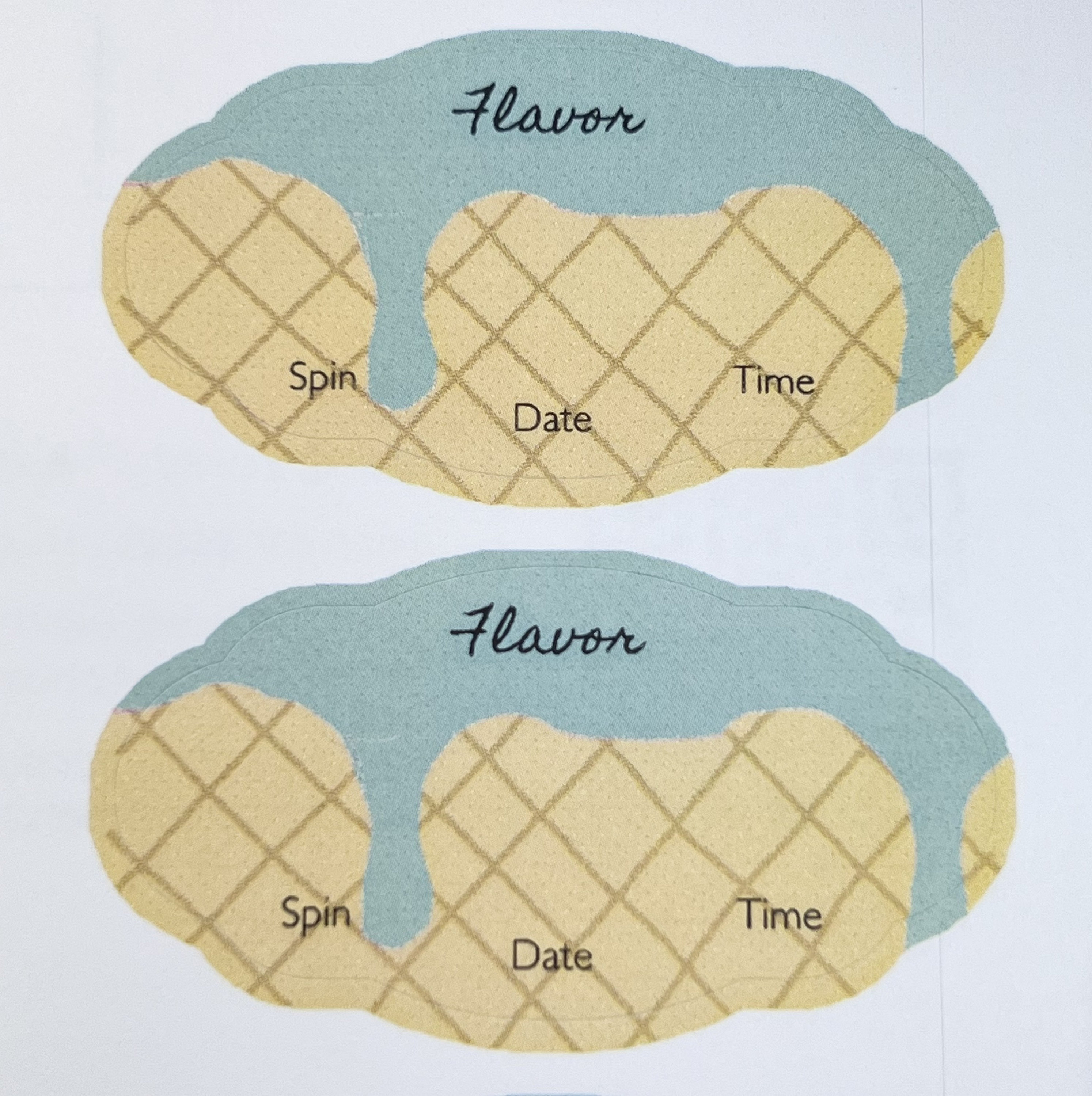 Removable Label Stickers for Ninja Creami Ice Cream Pint, Food Labels ...