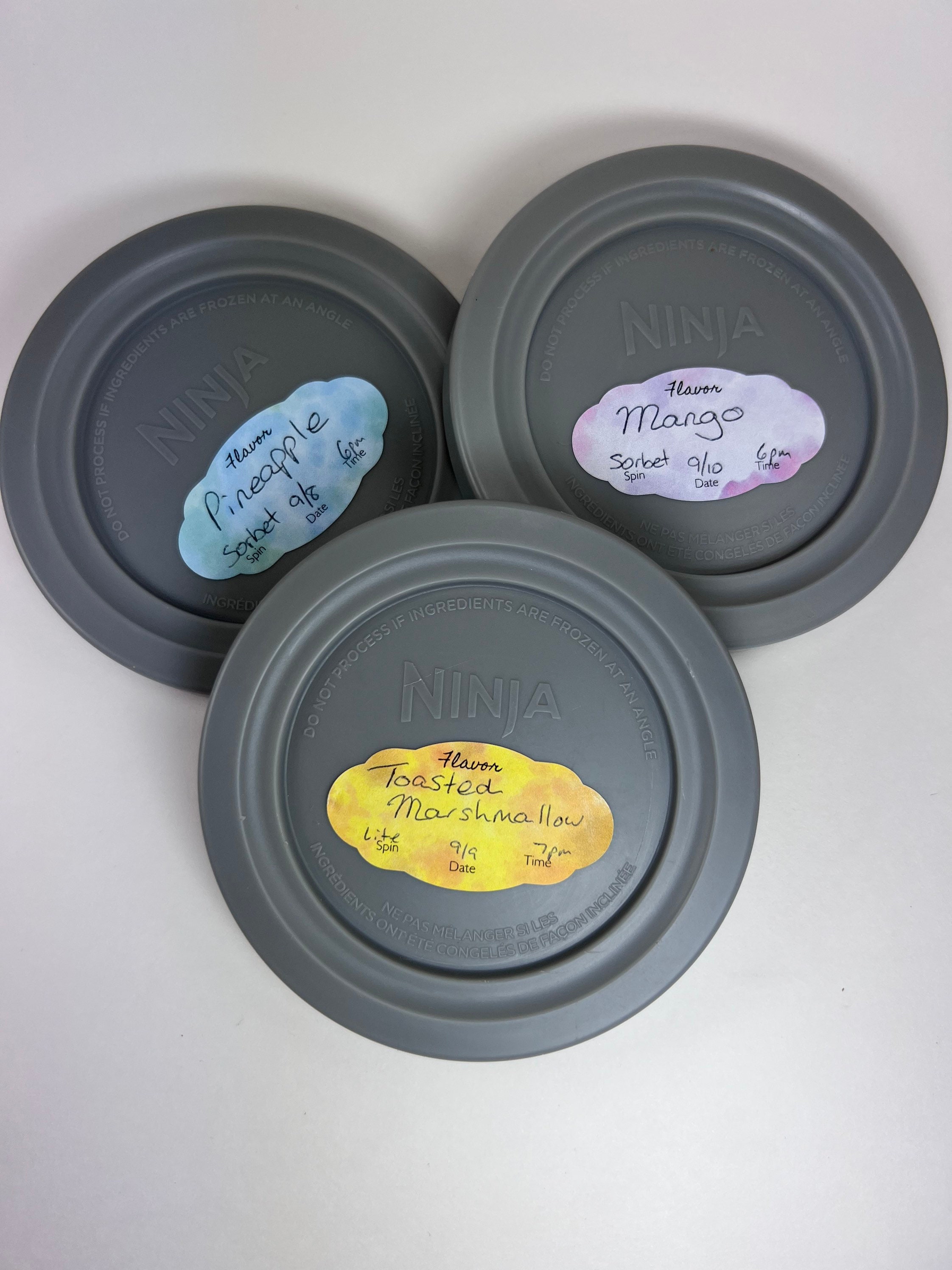 Removable Label Stickers for Ninja Creami Pint, Food Labels, Food ...