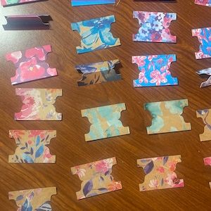 Planner Tabs, Junk Journal Tabs, Organizing Tabs Recipe Tabs - Etsy