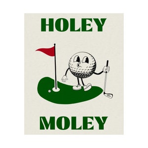 Retro Golf Cartoon Poster, 70s Cartoon Poster, Golf Cartoon Print - Etsy