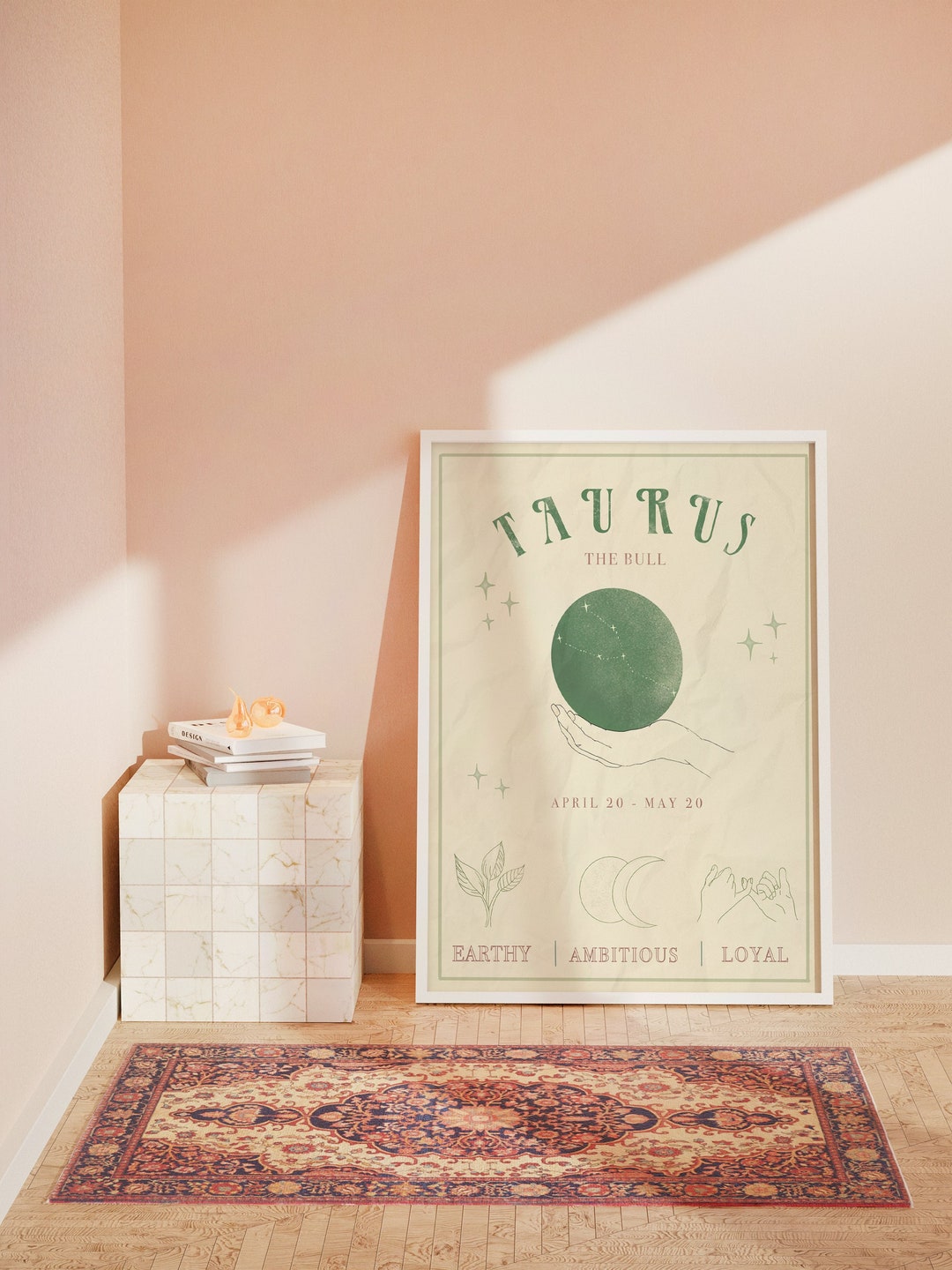 Taurus Zodiac Poster, Zodiac Art, Zodiac Gifts, Astrology Poster, - Etsy