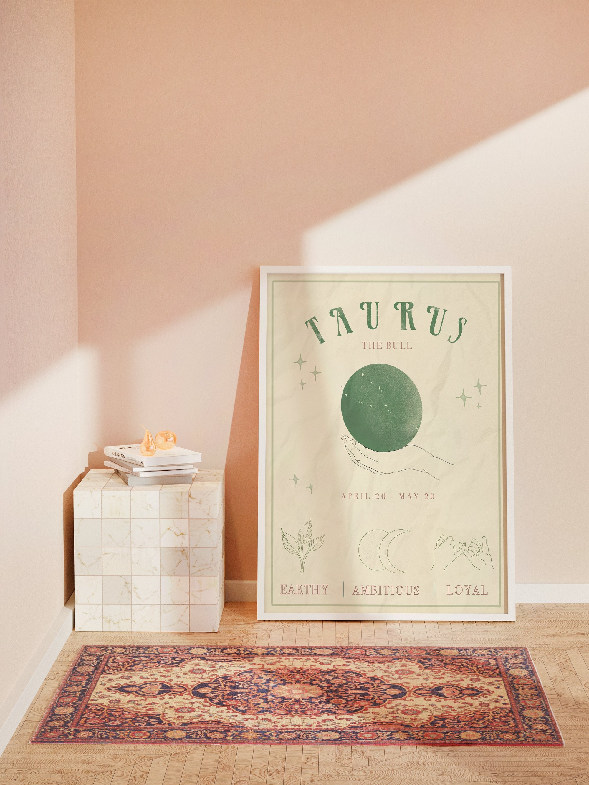 Taurus Zodiac Poster, Zodiac Art, Zodiac Gifts, Astrology Poster, - Etsy