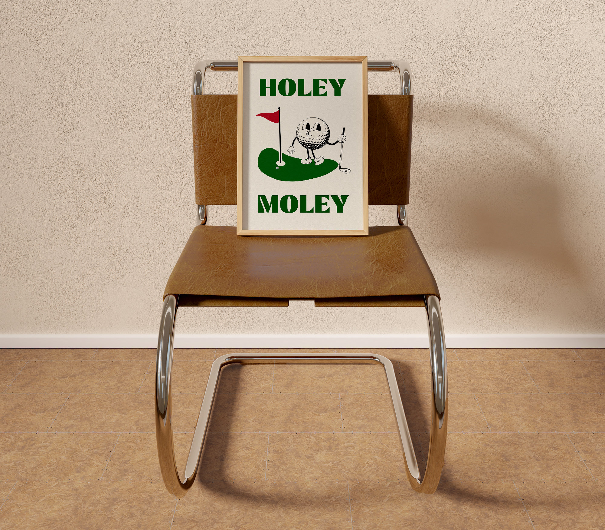 Retro Golf Cartoon Poster, 70s Cartoon Poster, Golf Cartoon Print - Etsy