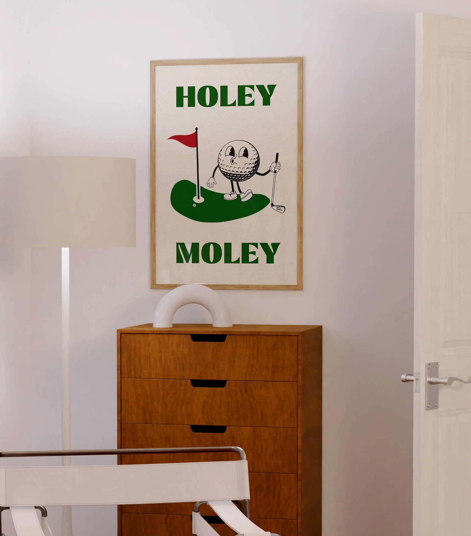 Retro Golf Cartoon Poster, 70s Cartoon Poster, Golf Cartoon Print - Etsy