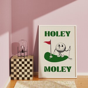 Retro Golf Cartoon Poster, 70s Cartoon Poster, Golf Cartoon Print - Etsy