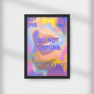 Do Not Disturb Poster, Digital Download, Printable Posters, Instant ...