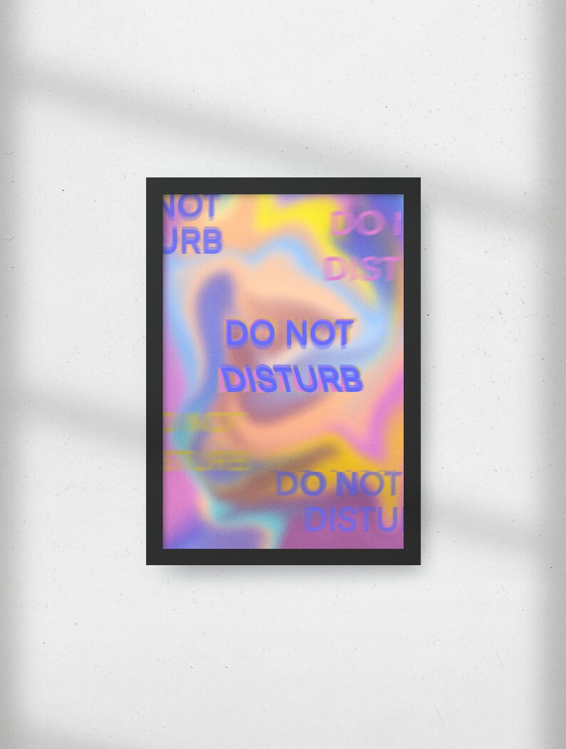 Do Not Disturb Poster, Digital Download, Printable Posters, Instant ...