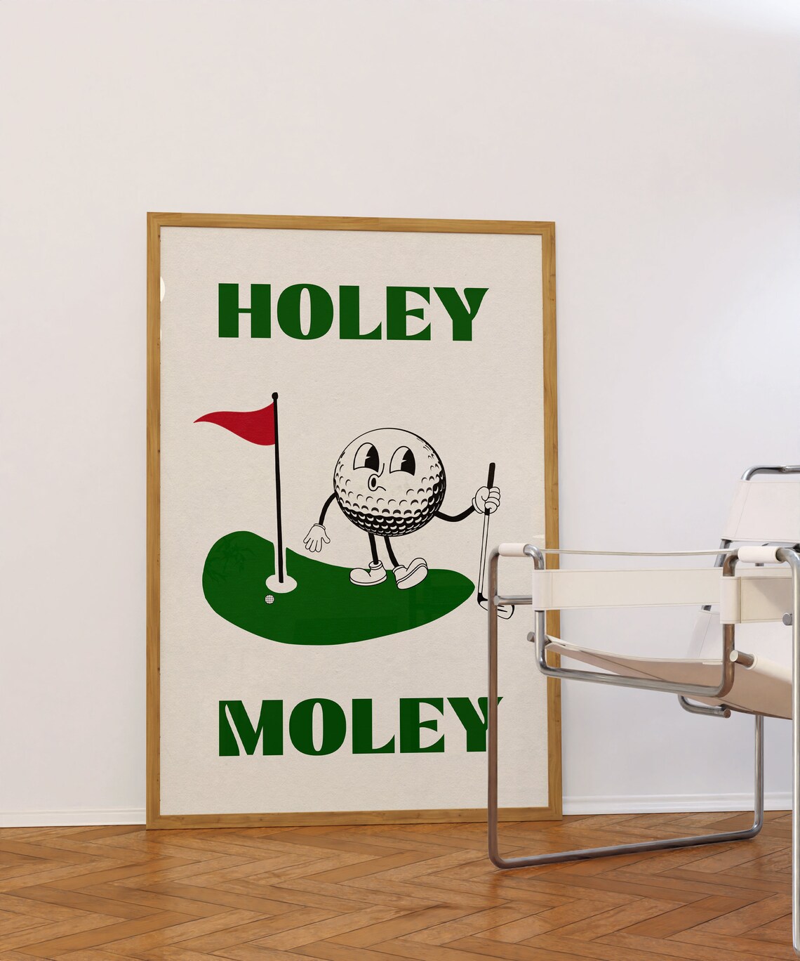 Retro Golf Cartoon Poster, 70s Cartoon Poster, Golf Cartoon Print - Etsy