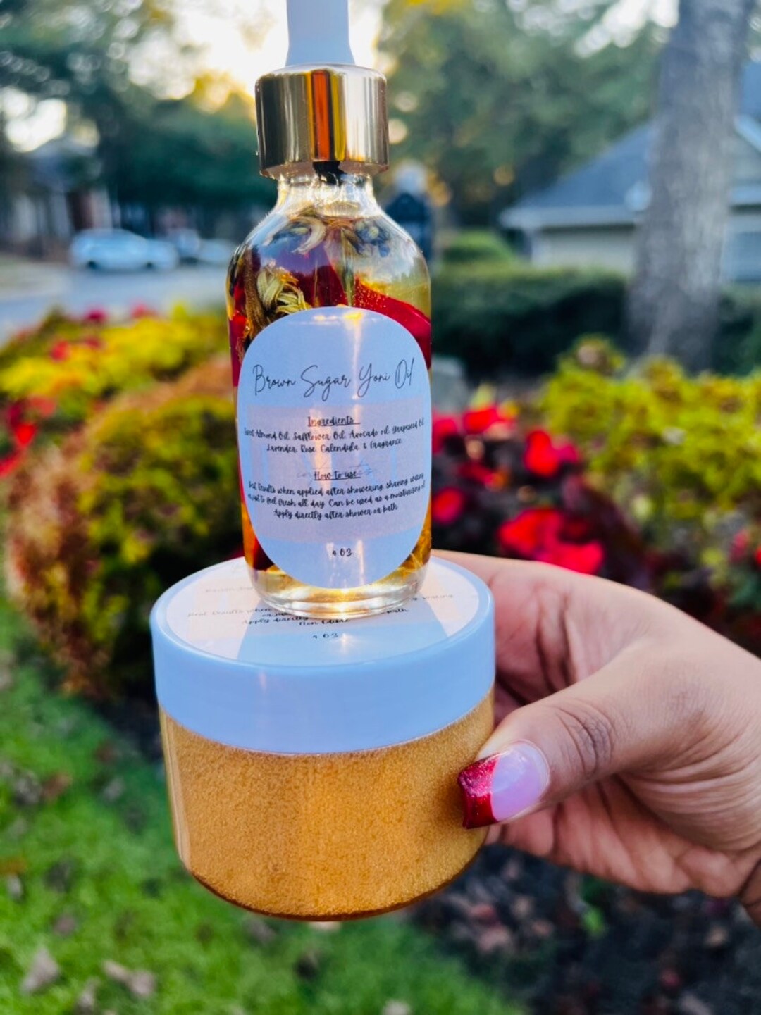 Brown Sugar Yoni Oil and Body Scrub Bundle - Etsy