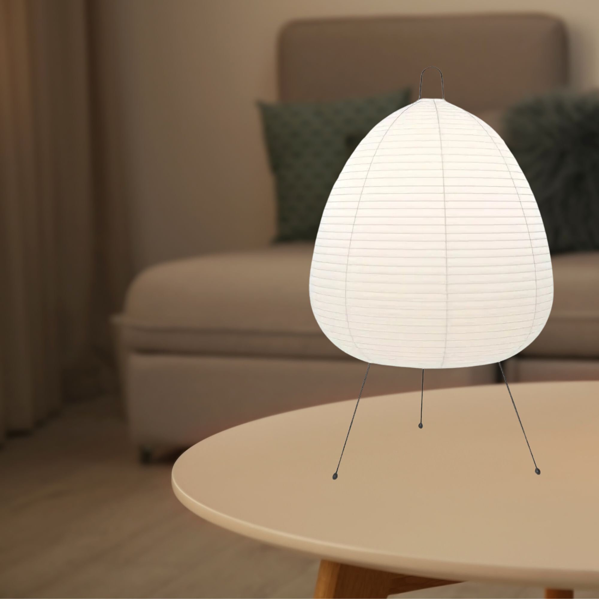 Nogy Noguchi Style Lamp Akari Lamp Table Paper Lamp Rice Paper Lamp ...