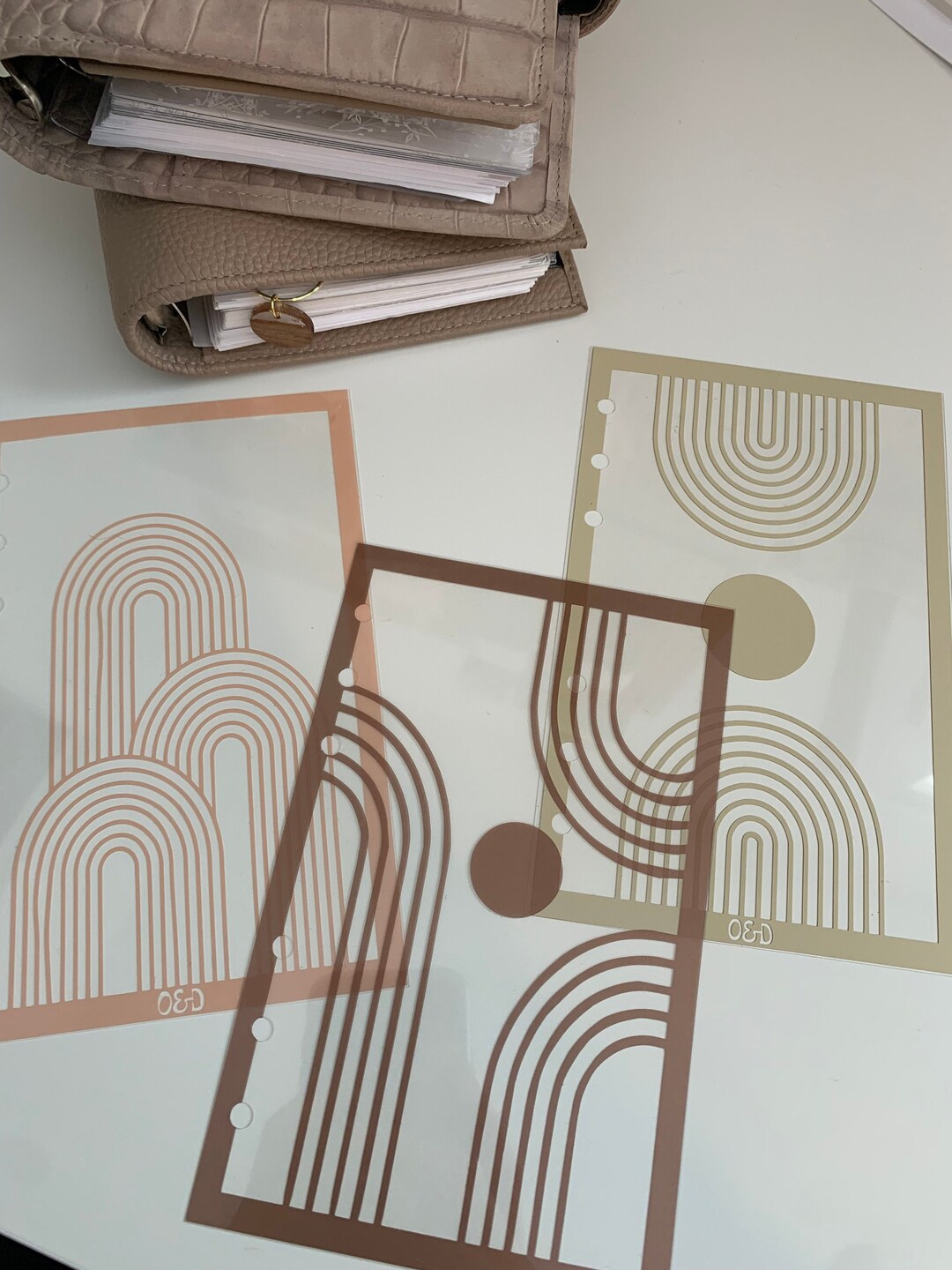 Arch Planner Dashboards Rainbow Boho Deco - Etsy