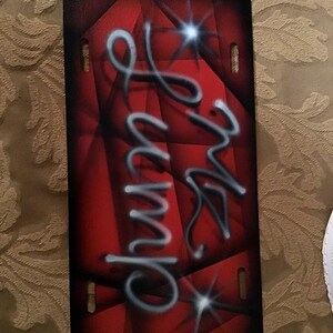 Custom Airbrush License Plates. Elevate Your Car's Style. - Etsy
