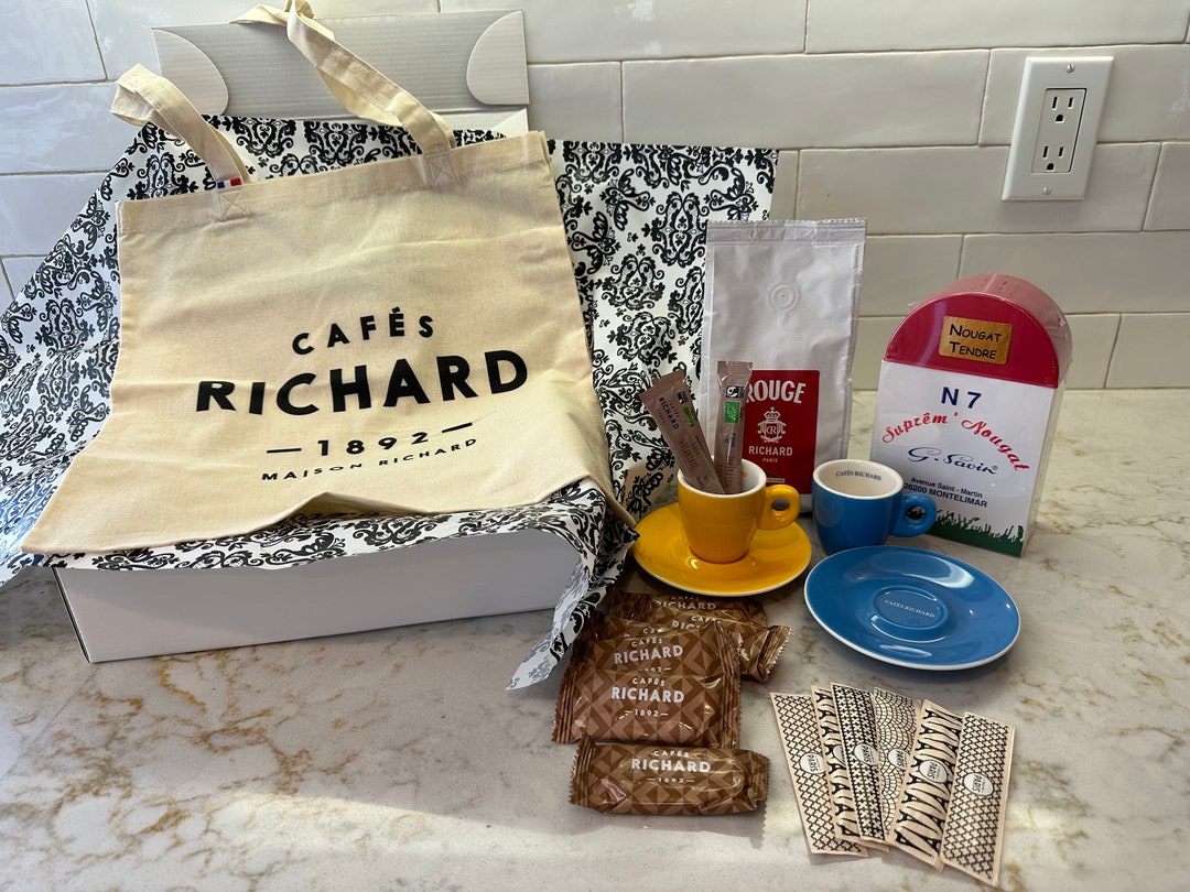 Cafés Richard Gift Box - Francophile Gift, Nougats, Paris, French ...