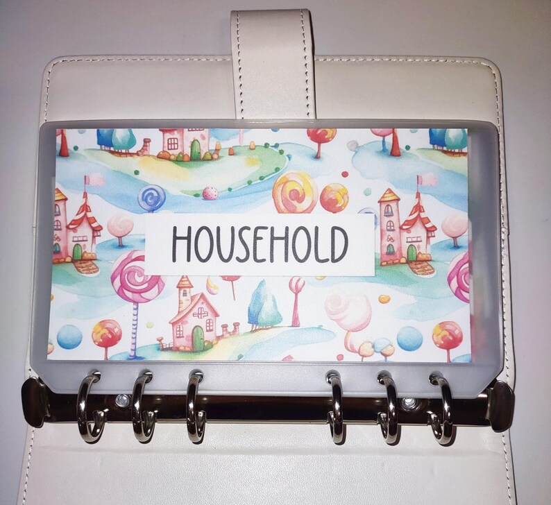 A6 | Budget Binder Envelope Inserts | Candyland | Editable and Blank ...