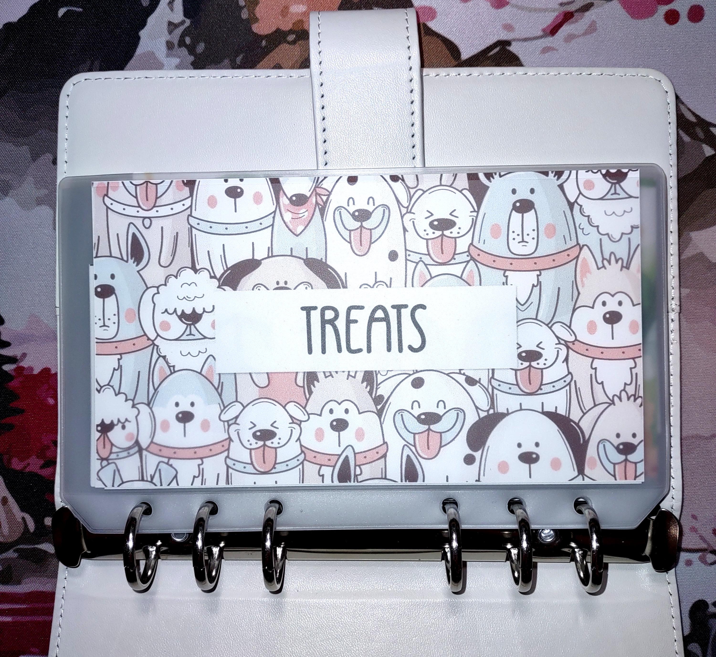 A6 Printable Dashboards | Cute Dogs | Budget Binder Envelope Inserts ...