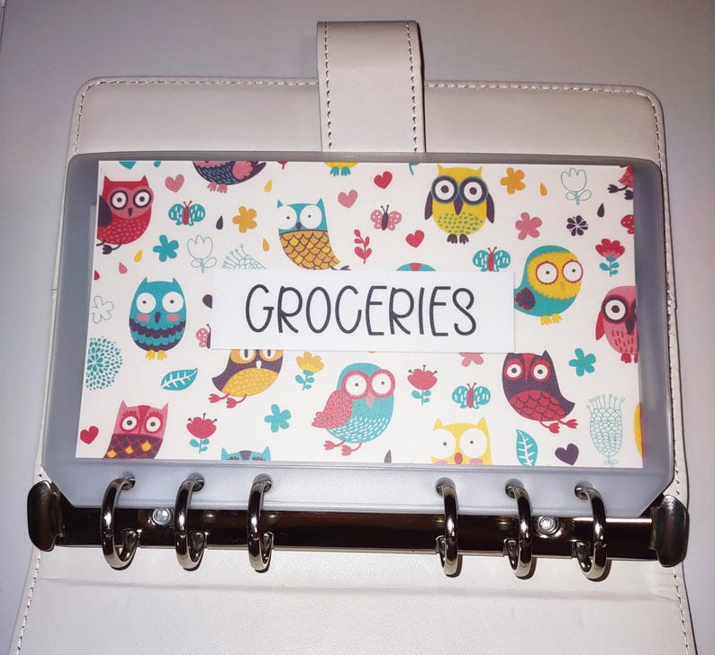 A6 Printable Dashboards Budget Binder Envelope Inserts Cute Owls ...