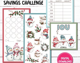A6 Mini Savings Tracker, Savings Tracker, PDF Printable, Savings ...