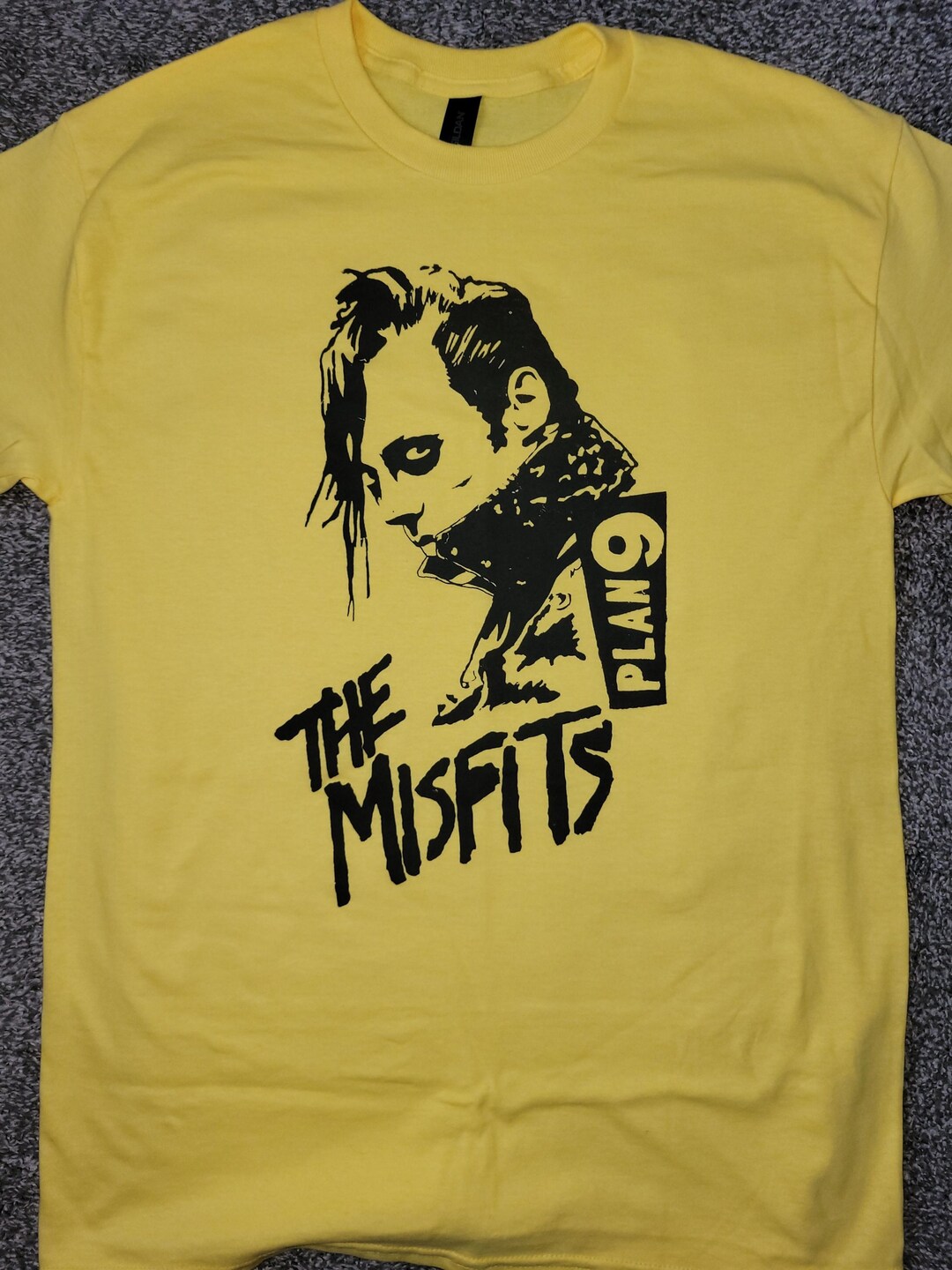 The Misfits Jerry Only Plan 9 Tshirt Hand Printed Punk Danzig Samhain ...
