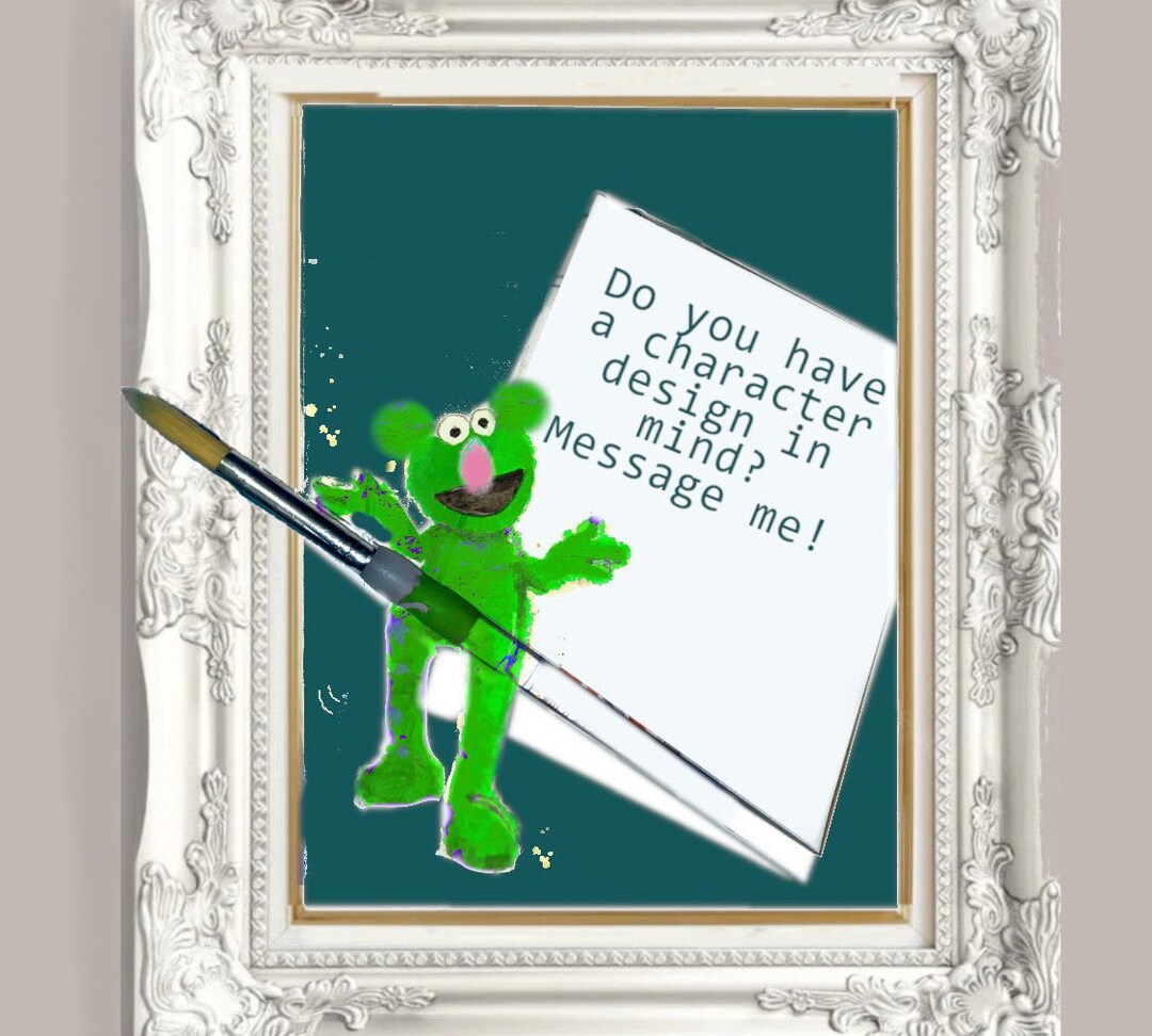 Custom Muppet-style Watercolor Print - Etsy