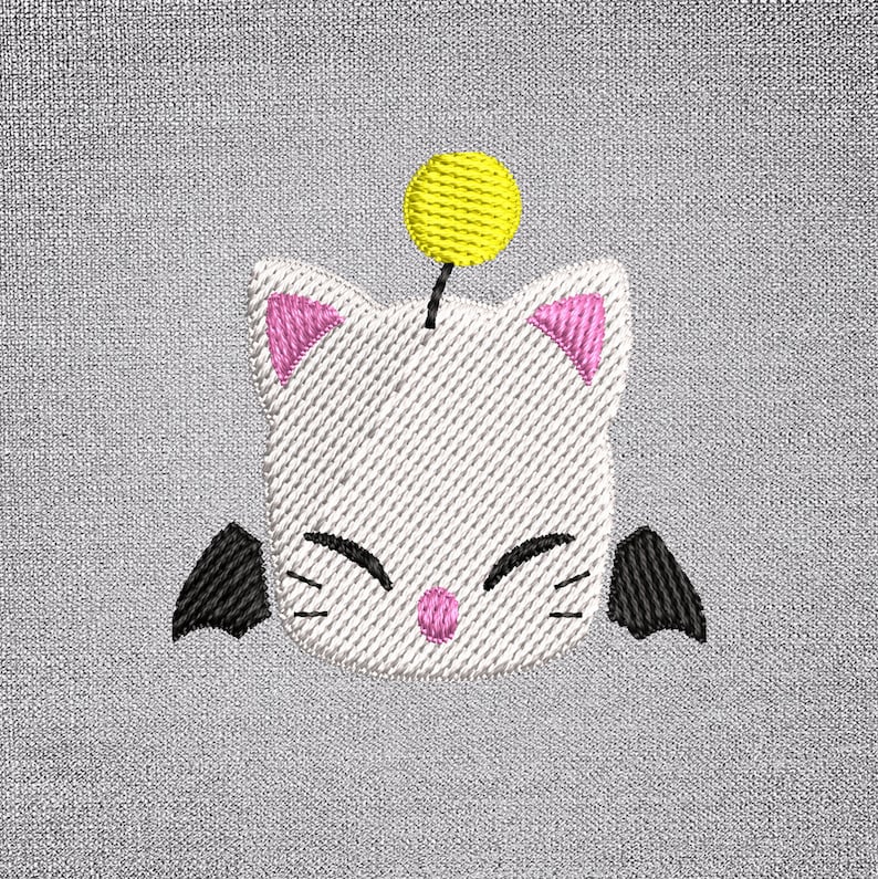 Final Fantasy Moogle Embroidery File - Etsy