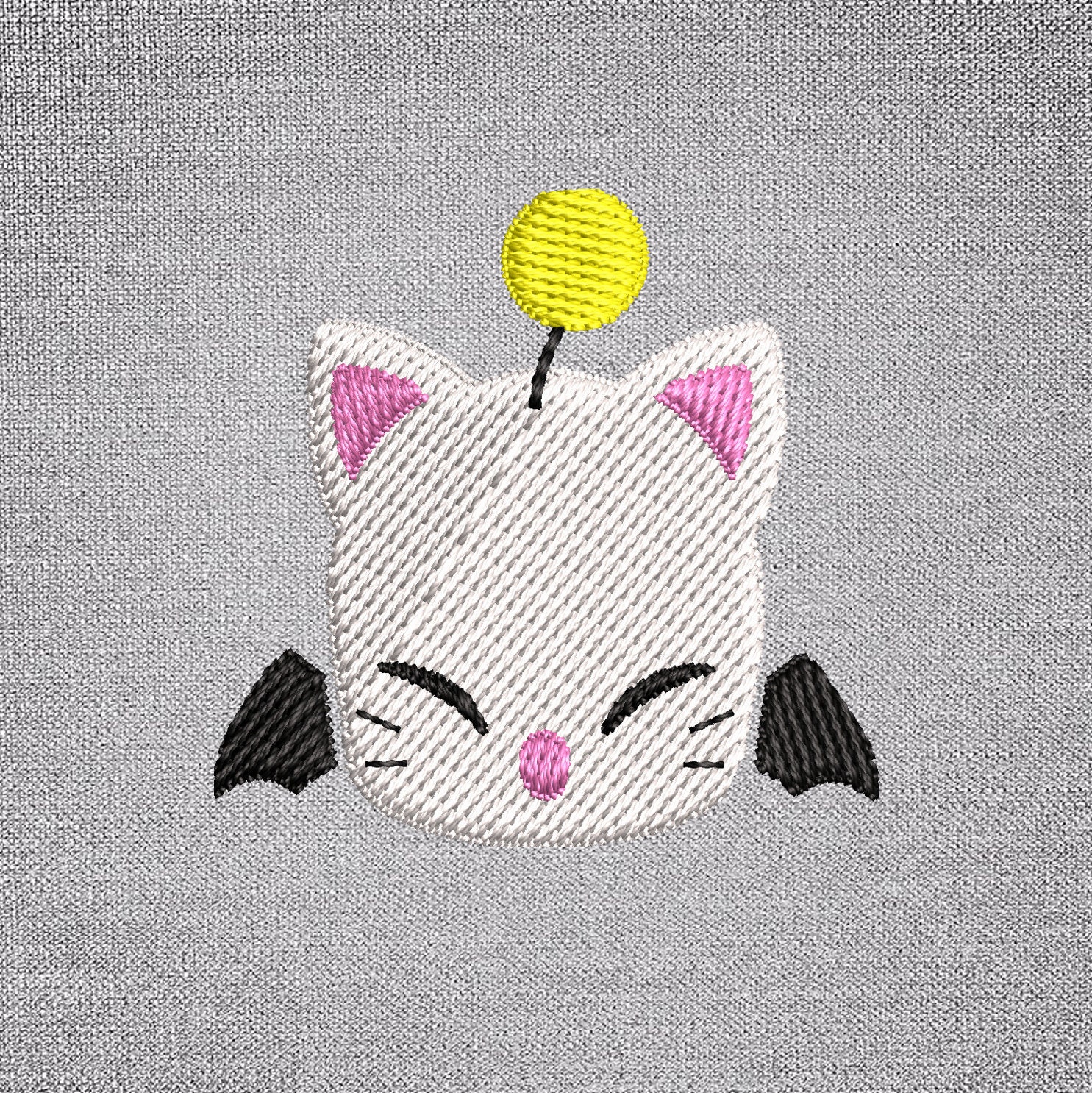Final Fantasy Moogle Embroidery File - Etsy