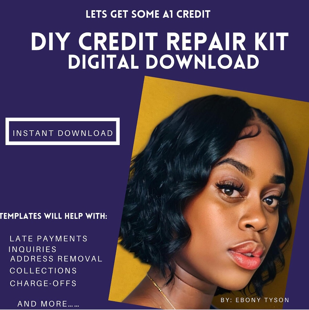 DIY Credit Repair Templates - Etsy