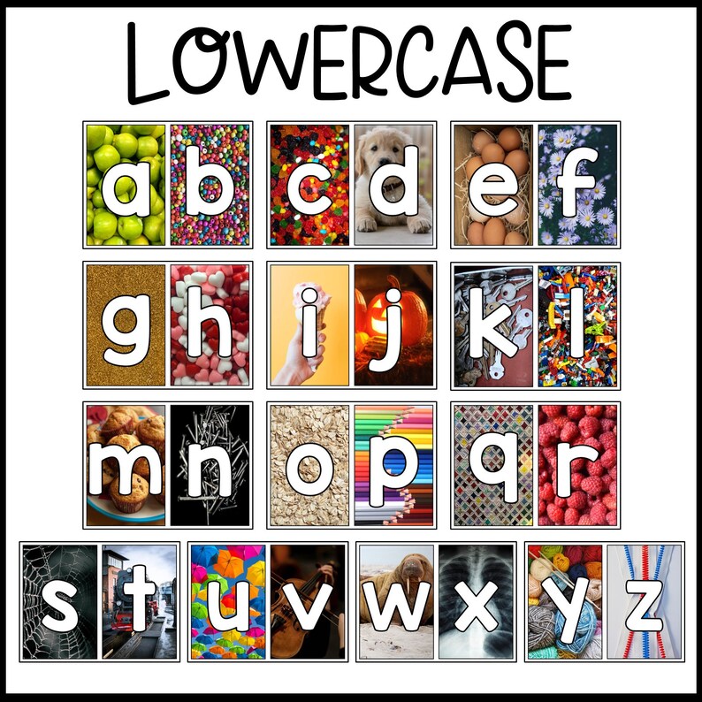 Alphabet Playdough / Playdoh Mats, Alphabet Cards, Uppercase ...