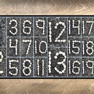 Nature Numbers 0-20, Alphabet Posters, Instant Download, Digital Prints ...