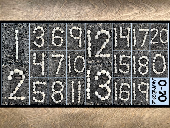 Rock Numbers 0-20 Number Posters Instant Download Digital - Etsy