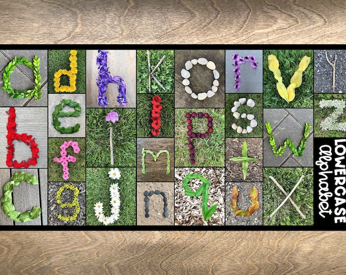 Nature Alphabet Uppercase, Instant Download, Digital Prints - Etsy Canada