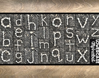 Nature Alphabet Lowercase, Alphabet Posters, Instant Download, Digital ...