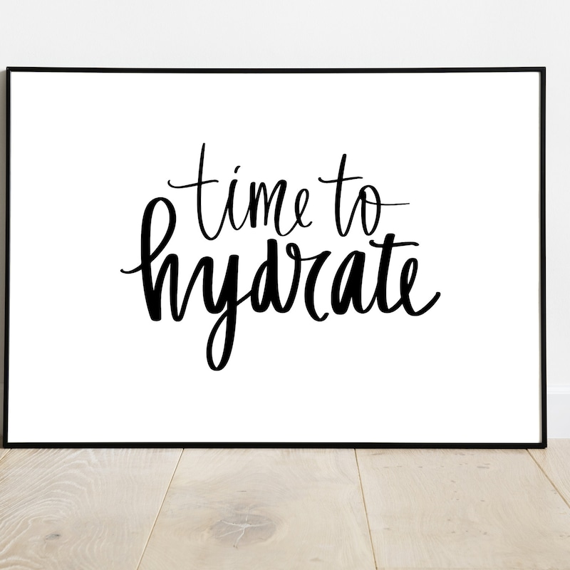 Hydration Posters - Etsy