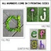 Nature Alphabet Lowercase, Alphabet Posters, Instant Download, Digital ...