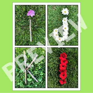 Nature Alphabet Lowercase, Alphabet Posters, Instant Download, Digital ...