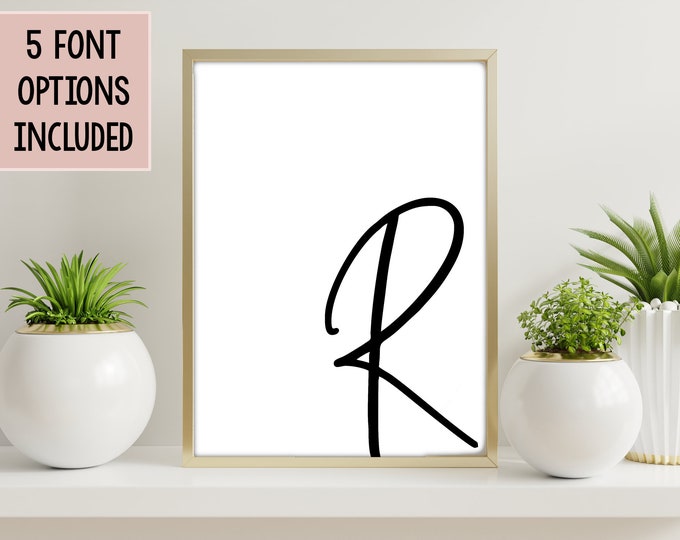 Letter R SVG PNG JPG Digital Download - Etsy Canada