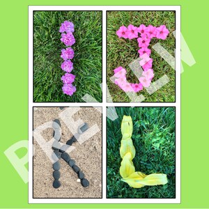 Nature Alphabet Uppercase, Instant Download, Digital Prints - Etsy Canada