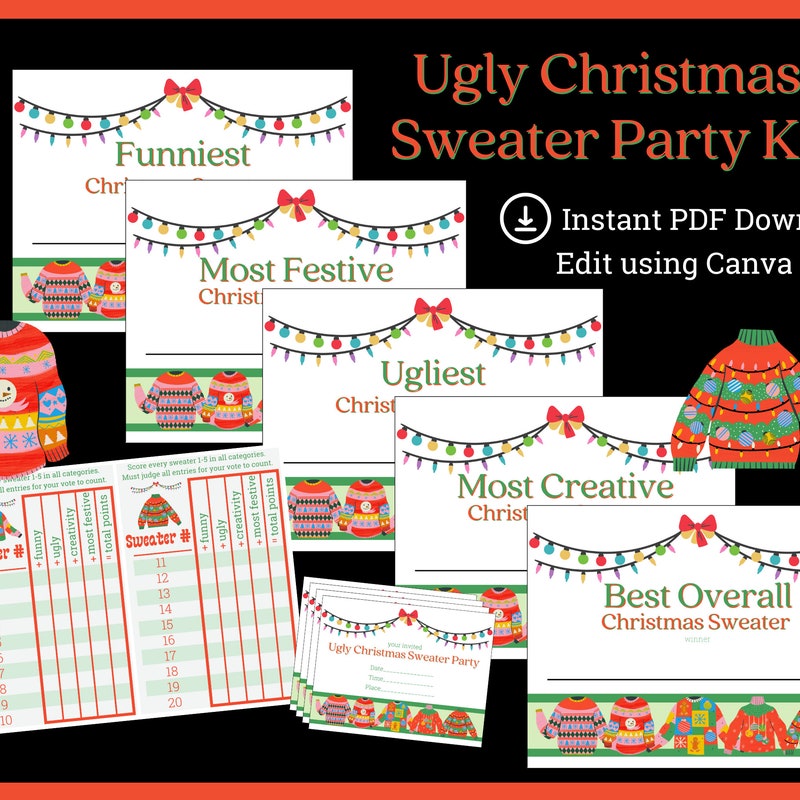 Ugly Sweater Winners - Etsy