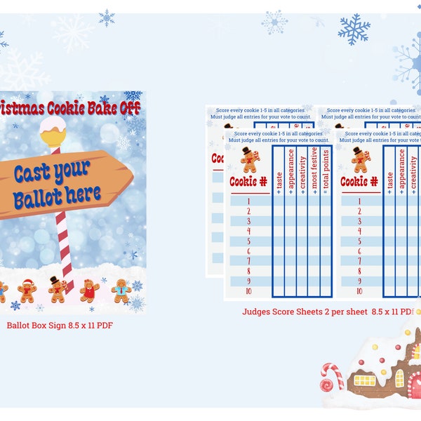 Bake off Score Cards - Etsy