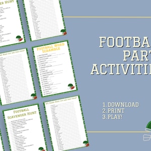 Football Game | Name That NFL Team | Football Party Game | Game Day ...