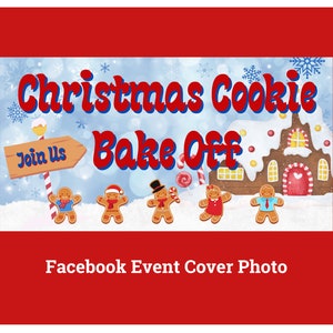 Christmas Cookie Bake-off Party Kit | Printable Cookie Competition ...