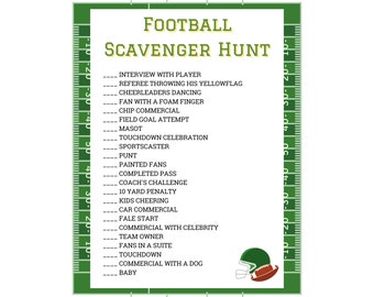 Football Game | Word Scramble | Football Party Game | Super Bowl Sunday ...