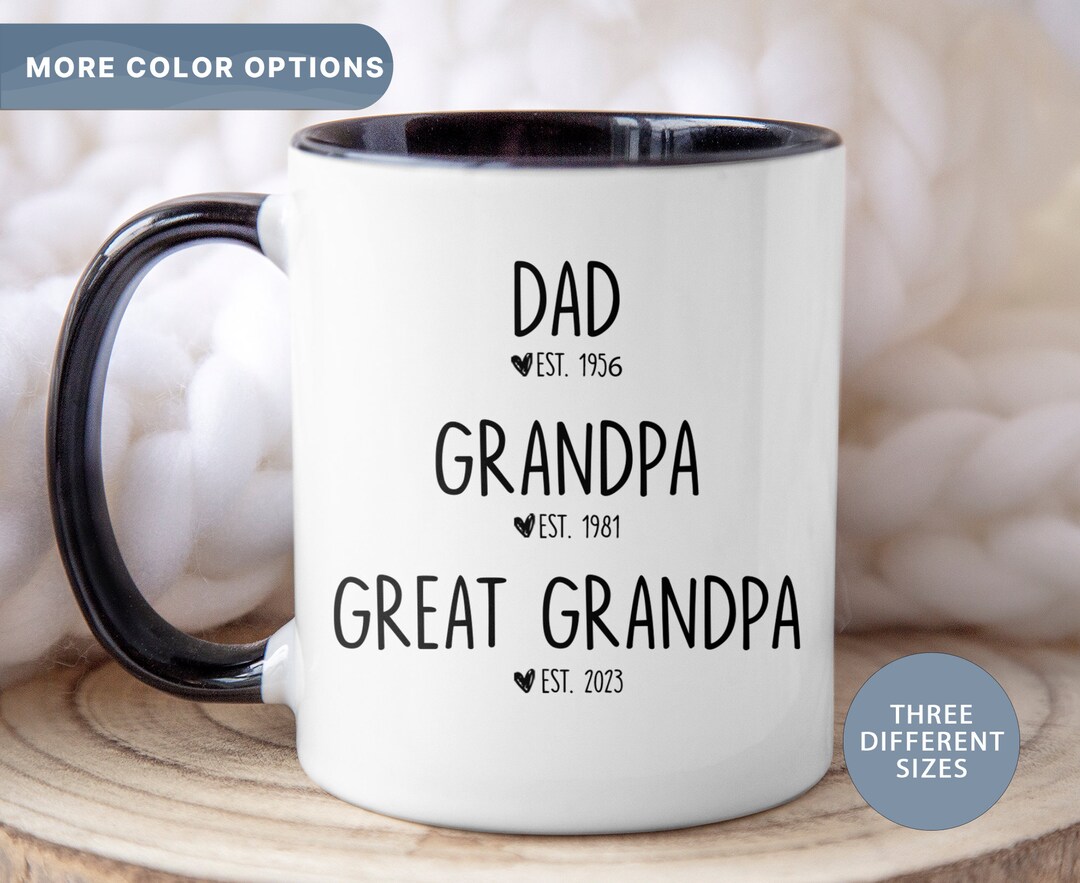 Great Grandpa Mug, Great Grandpa Gift, Great Grandpa Pregnancy ...