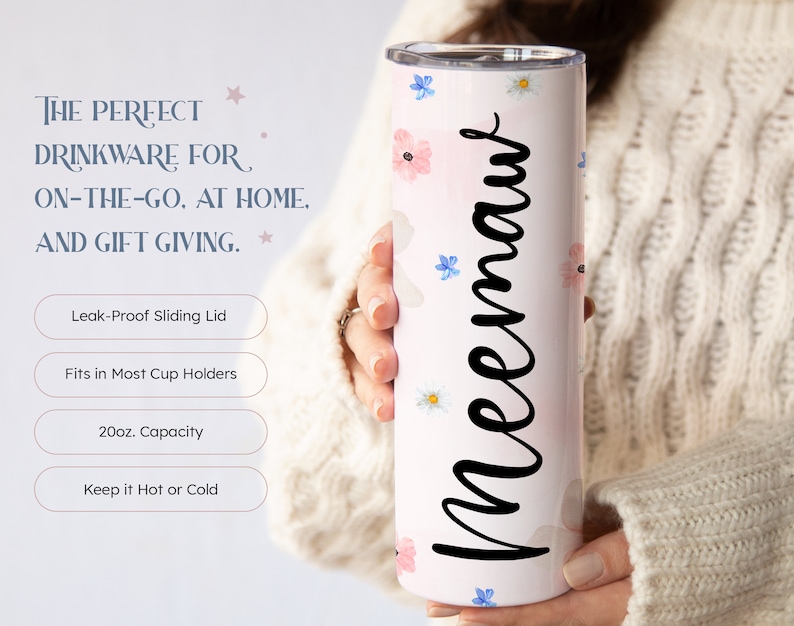 Meemaw Definition Tumbler • Floral Meemaw Tumbler • Mother's Day Gift ...