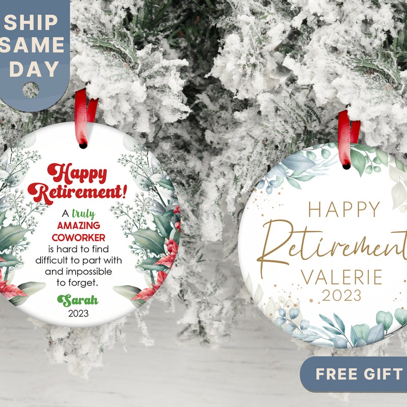 Retirement Ornaments - Etsy