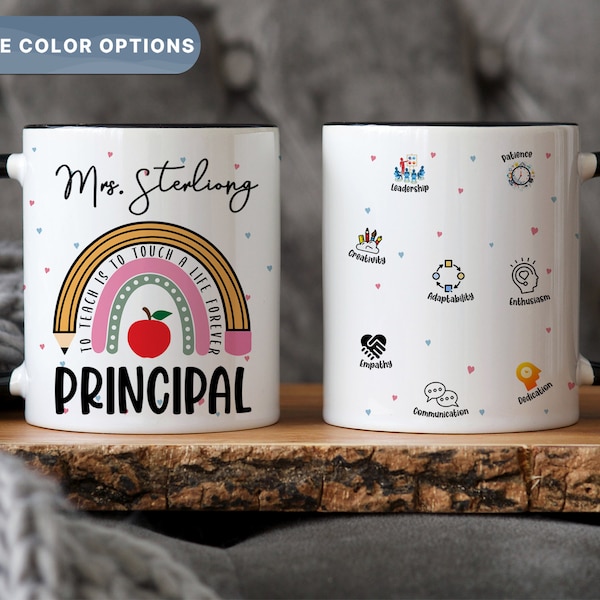 Principal Personalized Teacher Mugs - Etsy